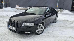 Black Audi A6 2009 in Jonava, with an engine capacity of 2.97 L and mileage of 218 thousand km for 6299 €, photo 8 on AUTOMOTO.COM.LV