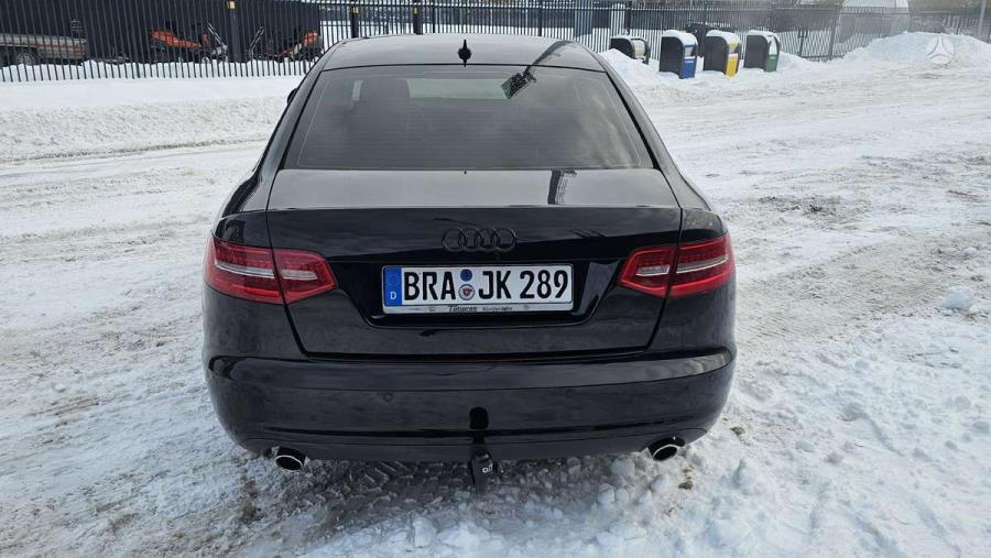 Black Audi A6 2009 in Jonava, with an engine capacity of 2.97 L and mileage of 218 thousand km for 6299 €, photo 14 on AUTOMOTO.COM.LV