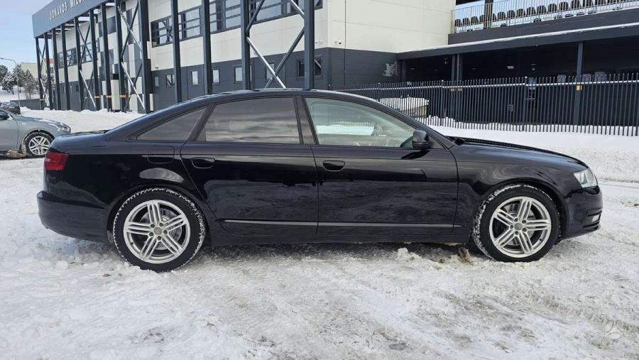Black Audi A6 2009 in Jonava, with an engine capacity of 2.97 L and mileage of 218 thousand km for 6299 €, photo 17 on AUTOMOTO.COM.LV