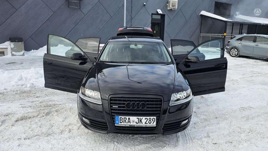 Black Audi A6 2009 in Jonava, with an engine capacity of 2.97 L and mileage of 218 thousand km for 6299 €, photo 18 on AUTOMOTO.COM.LV