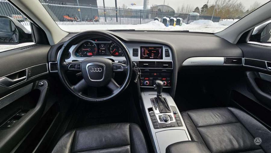 Black Audi A6 2009 in Jonava, with an engine capacity of 2.97 L and mileage of 218 thousand km for 6299 €, photo 25 on AUTOMOTO.COM.LV