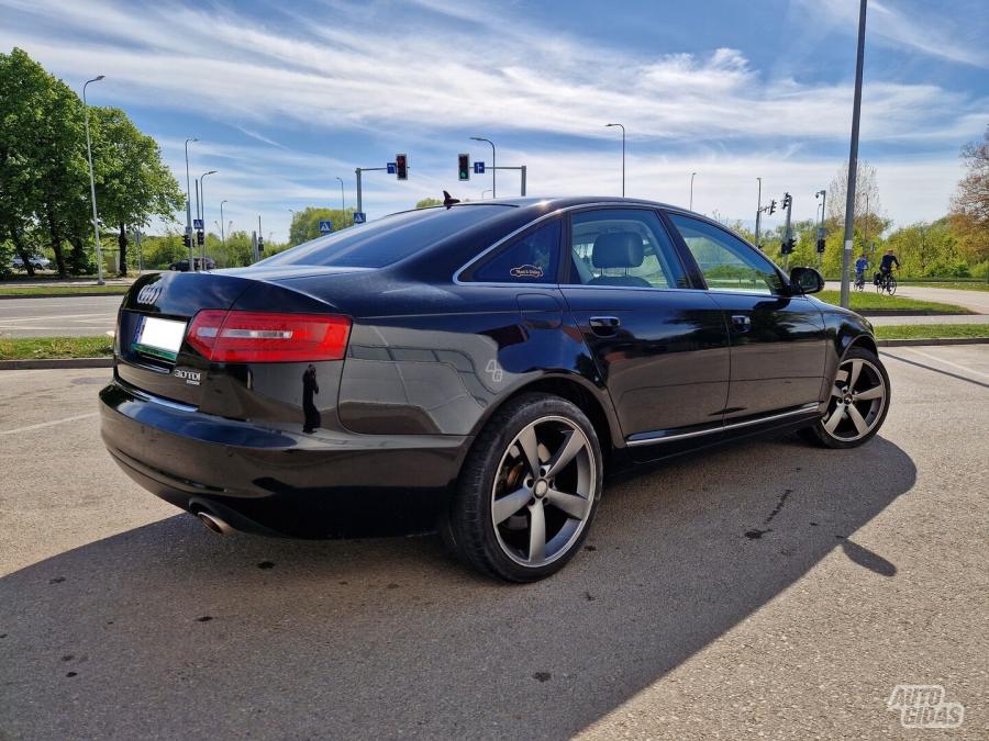 Black Audi A6 2009 in Klaipeda, with an engine capacity of 3.00 L and mileage of 264 thousand km for 6000 €, photo 8 on AUTOMOTO.COM.LV