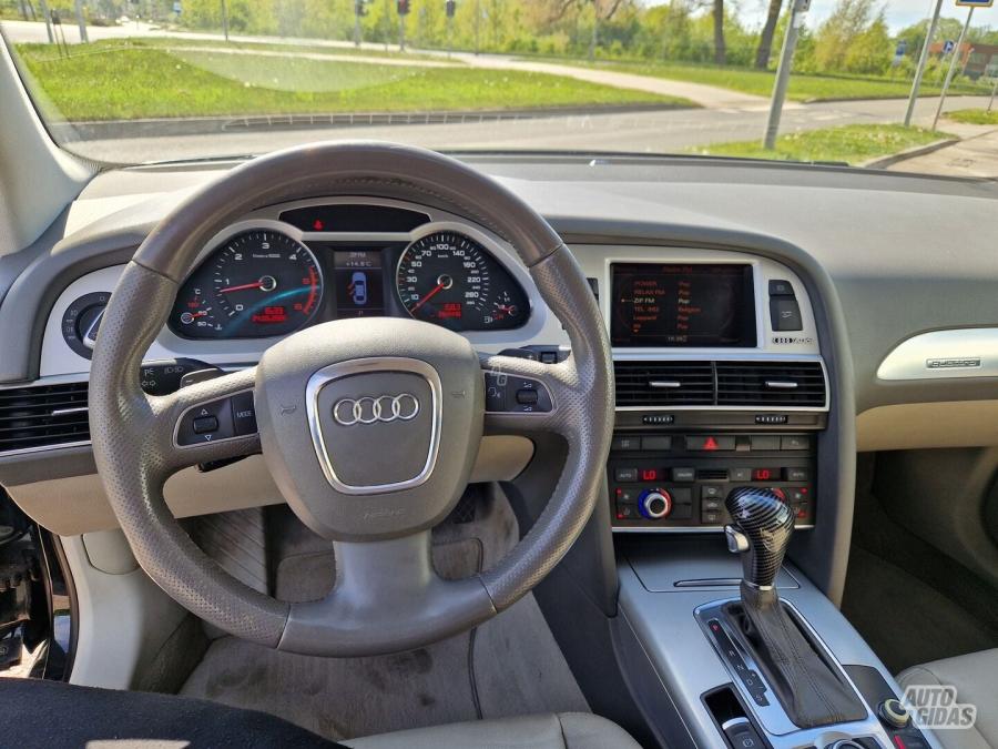 Black Audi A6 2009 in Klaipeda, with an engine capacity of 3.00 L and mileage of 264 thousand km for 6000 €, photo 21 on AUTOMOTO.COM.LV