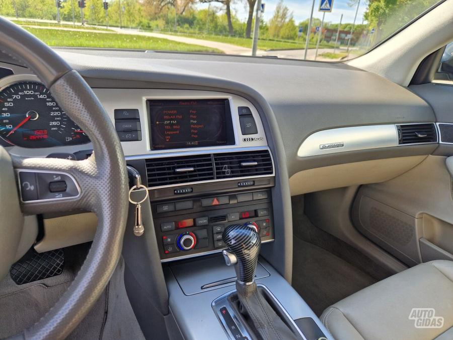 Black Audi A6 2009 in Klaipeda, with an engine capacity of 3.00 L and mileage of 264 thousand km for 6000 €, photo 22 on AUTOMOTO.COM.LV