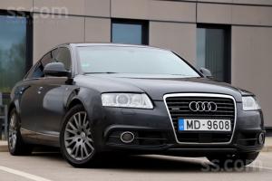 Black Audi A6 2009 in Tukums, with an engine capacity of 3.00 L and mileage of 352 thousand km for 6350 €, photo  on AUTOMOTO.COM.LV