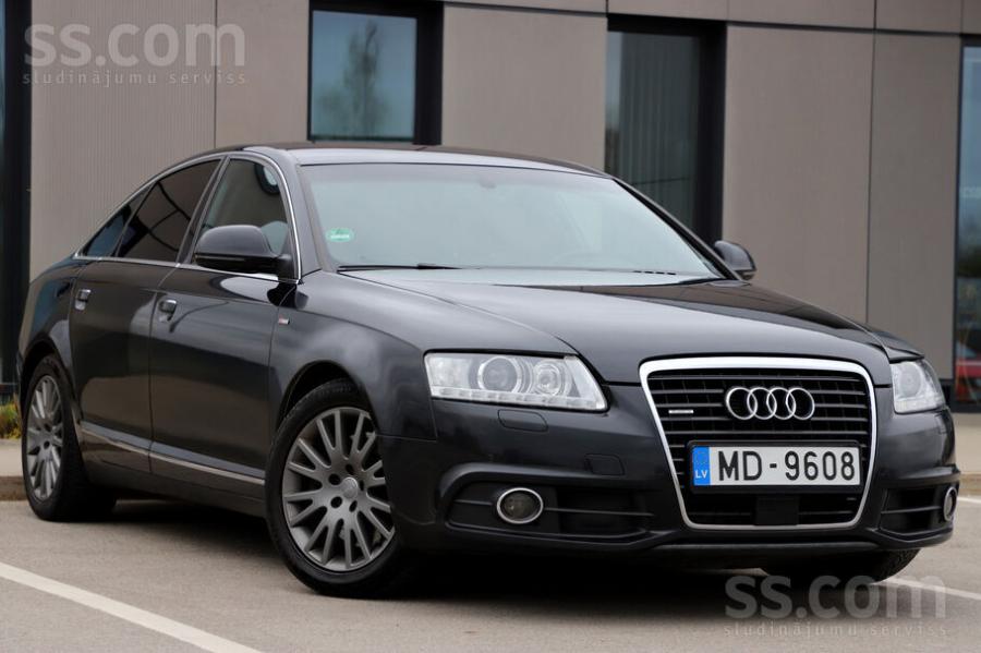 Melns Audi A6 2009 Tukums, ar dzinēja tilpumu 3.00 L un nobraukumu 352 tūkst. km par 6350 €, foto 3 vietnē AUTOMOTO.COM.LV