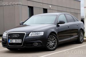 Melns Audi A6 2009 Tukums, ar dzinēja tilpumu 3.00 L un nobraukumu 352 tūkst. km par 6350 €, foto 4 vietnē AUTOMOTO.COM.LV