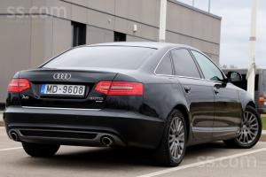 Melns Audi A6 2009 Tukums, ar dzinēja tilpumu 3.00 L un nobraukumu 352 tūkst. km par 6350 €, foto 5 vietnē AUTOMOTO.COM.LV