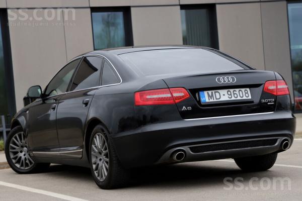 Melns Audi A6 2009 Tukums, ar dzinēja tilpumu 3.00 L un nobraukumu 352 tūkst. km par 6350 €, foto 5 vietnē AUTOMOTO.COM.LV