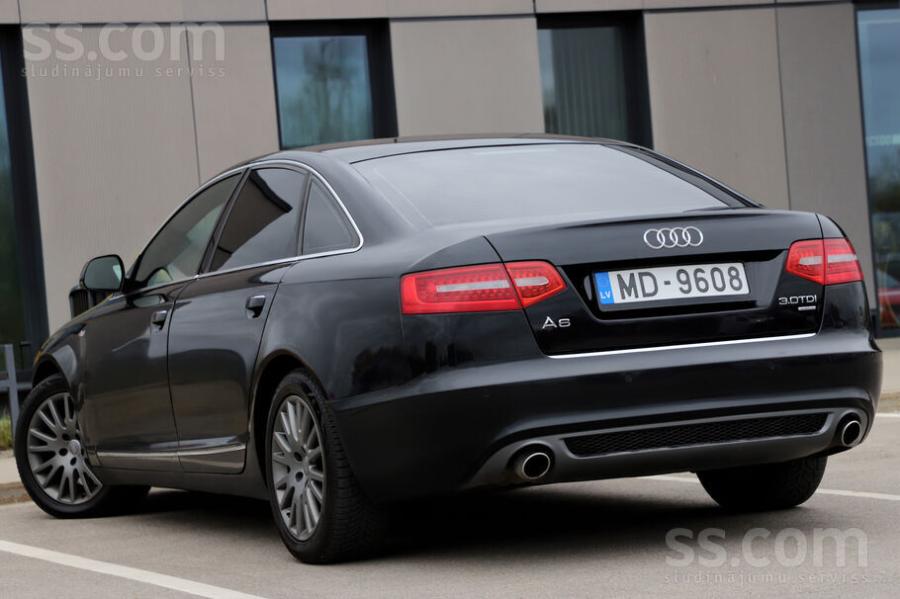 Melns Audi A6 2009 Tukums, ar dzinēja tilpumu 3.00 L un nobraukumu 352 tūkst. km par 6350 €, foto 6 vietnē AUTOMOTO.COM.LV