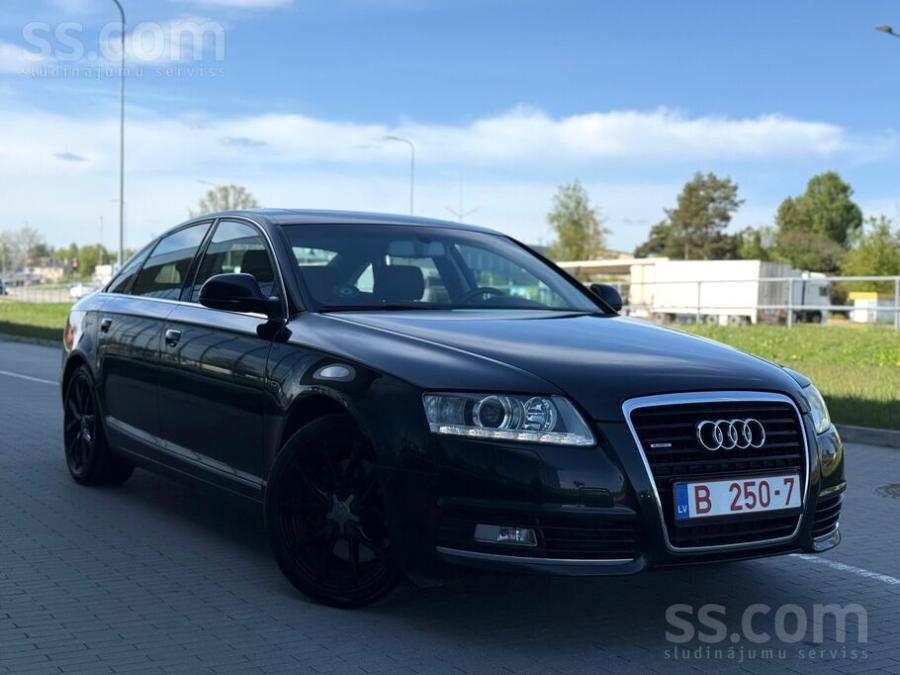 Black Audi A6 2009 in Rezekne, with an engine capacity of 3.00 L and mileage of 257 thousand km for 6990 €, photo 4 on AUTOMOTO.COM.LV