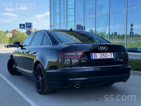 Black Audi A6 2009 in Rezekne, with an engine capacity of 3.00 L and mileage of 257 thousand km for 6990 €, photo 4 on AUTOMOTO.COM.LV