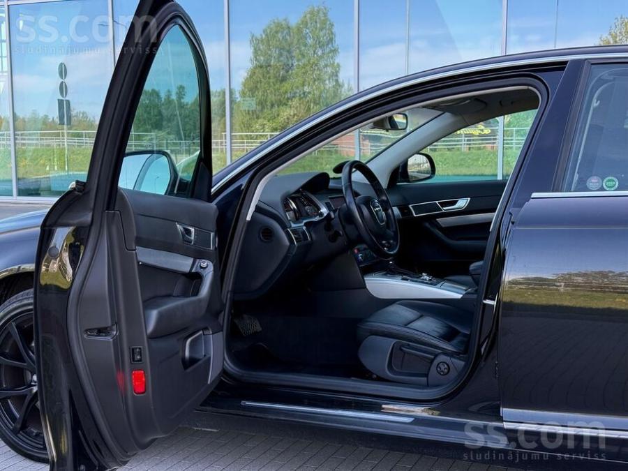 Black Audi A6 2009 in Rezekne, with an engine capacity of 3.00 L and mileage of 257 thousand km for 6990 €, photo 11 on AUTOMOTO.COM.LV