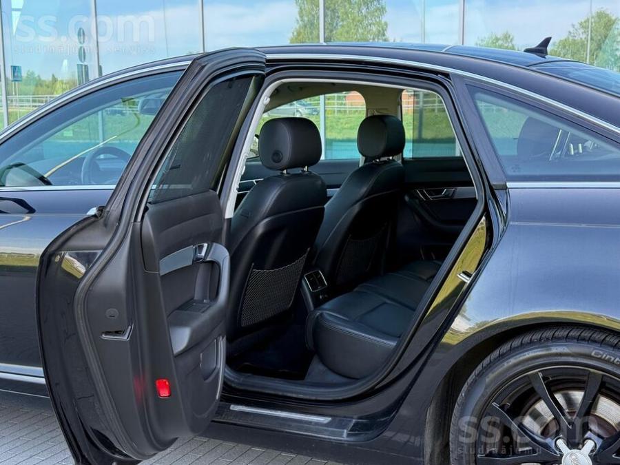 Black Audi A6 2009 in Rezekne, with an engine capacity of 3.00 L and mileage of 257 thousand km for 6990 €, photo 12 on AUTOMOTO.COM.LV
