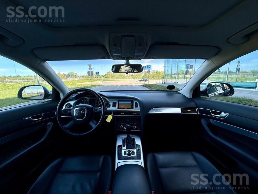Black Audi A6 2009 in Rezekne, with an engine capacity of 3.00 L and mileage of 257 thousand km for 6990 €, photo 15 on AUTOMOTO.COM.LV