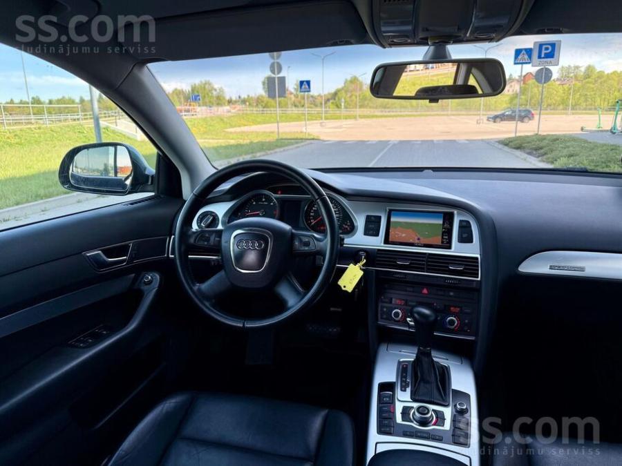 Black Audi A6 2009 in Rezekne, with an engine capacity of 3.00 L and mileage of 257 thousand km for 6990 €, photo 16 on AUTOMOTO.COM.LV