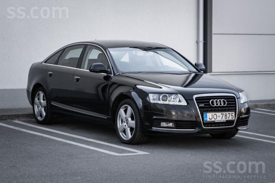 Black Audi A6 2009 in Riga, with an engine capacity of 3.00 L and mileage of 308 thousand km for 7150 €, photo 4 on AUTOMOTO.COM.LV