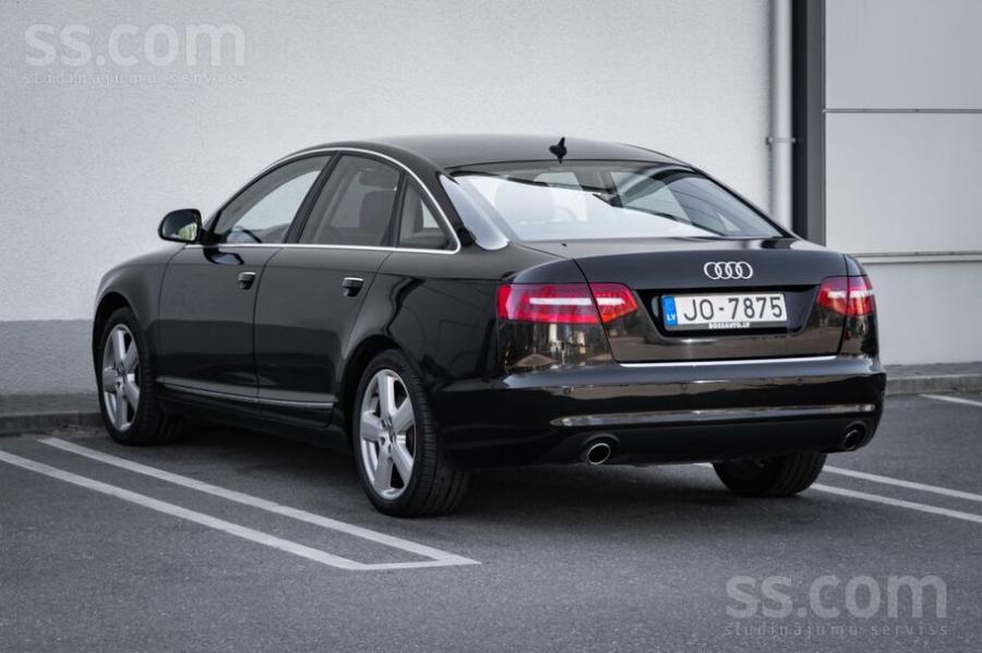 Black Audi A6 2009 in Riga, with an engine capacity of 3.00 L and mileage of 308 thousand km for 7150 €, photo 7 on AUTOMOTO.COM.LV