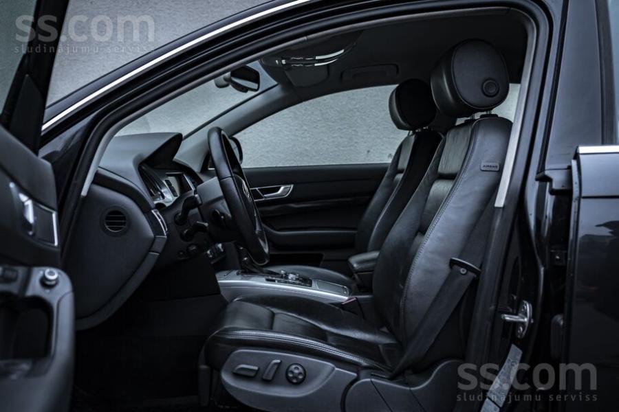 Black Audi A6 2009 in Riga, with an engine capacity of 3.00 L and mileage of 308 thousand km for 7150 €, photo 8 on AUTOMOTO.COM.LV