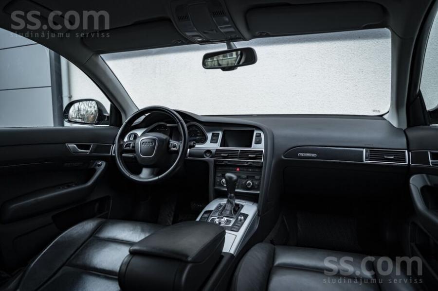 Black Audi A6 2009 in Riga, with an engine capacity of 3.00 L and mileage of 308 thousand km for 7150 €, photo 15 on AUTOMOTO.COM.LV