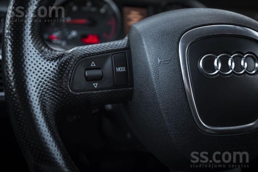 Black Audi A6 2009 in Riga, with an engine capacity of 3.00 L and mileage of 308 thousand km for 7150 €, photo 17 on AUTOMOTO.COM.LV