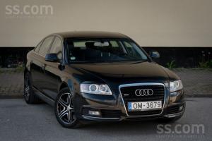 Black Audi A6 2009 in Talsi, with an engine capacity of 3.00 L and mileage of 298 thousand km for 8250 €, photo  on AUTOMOTO.COM.LV