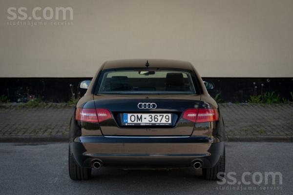 Black Audi A6 2009 in Talsi, with an engine capacity of 3.00 L and mileage of 298 thousand km for 8250 €, photo 5 on AUTOMOTO.COM.LV