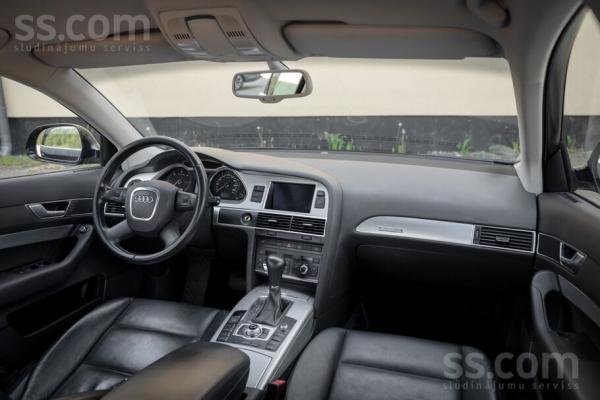 Black Audi A6 2009 in Talsi, with an engine capacity of 3.00 L and mileage of 298 thousand km for 8250 €, photo 8 on AUTOMOTO.COM.LV