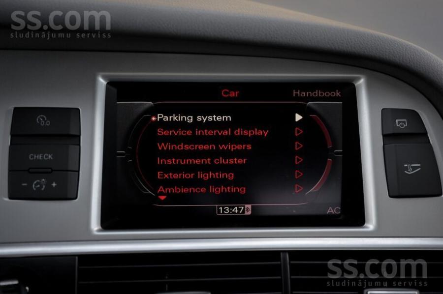 Melns Audi A6 2009 Talsi, ar dzinēja tilpumu 3.00 L un nobraukumu 298 tūkst. km par 8250 €, foto 25 vietnē AUTOMOTO.COM.LV