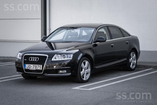 Melns Audi A6 2009 Rīga, ar dzinēja tilpumu 3.00 L un nobraukumu 308 tūkst. km par 6750 €, foto 1 vietnē AUTOMOTO.COM.LV