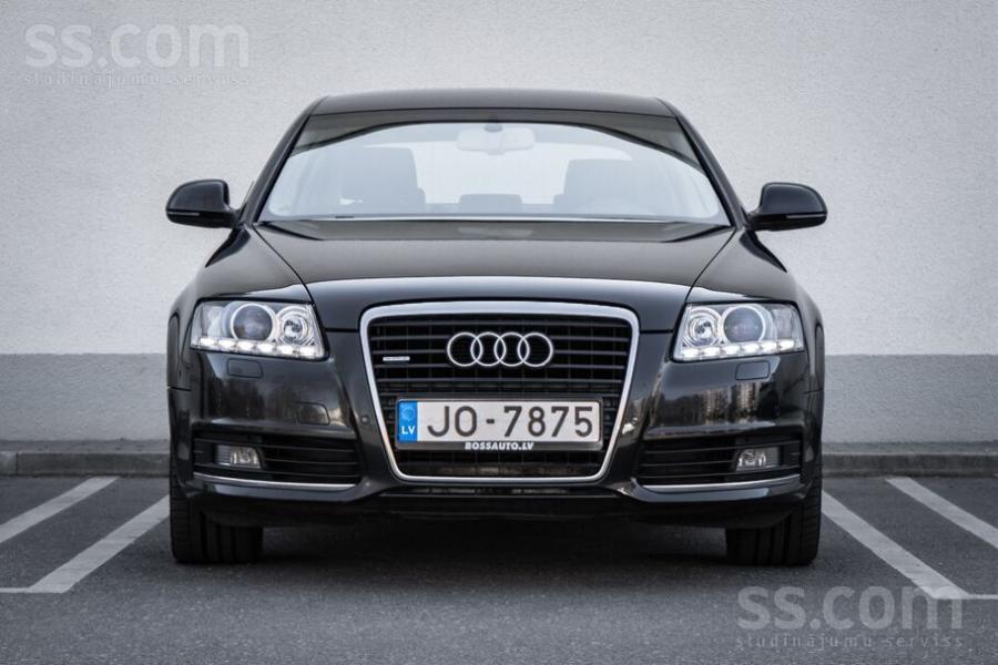 Black Audi A6 2009 in Riga, with an engine capacity of 3.00 L and mileage of 308 thousand km for 6750 €, photo 3 on AUTOMOTO.COM.LV