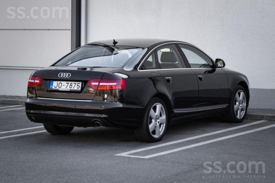 Black Audi A6 2009 in Riga, with an engine capacity of 3.00 L and mileage of 308 thousand km for 6750 €, photo 5 on AUTOMOTO.COM.LV