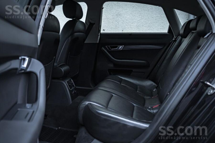 Black Audi A6 2009 in Riga, with an engine capacity of 3.00 L and mileage of 308 thousand km for 6750 €, photo 10 on AUTOMOTO.COM.LV
