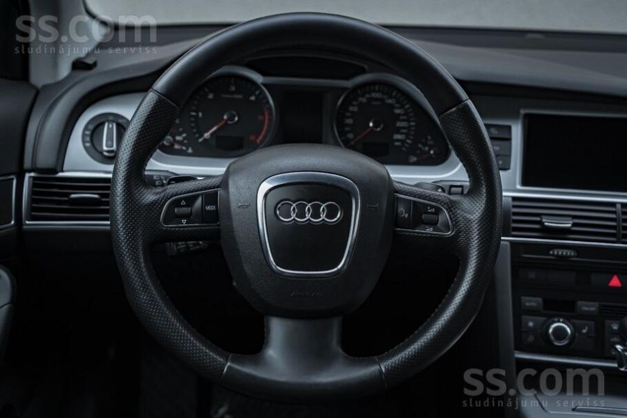 Black Audi A6 2009 in Riga, with an engine capacity of 3.00 L and mileage of 308 thousand km for 6750 €, photo 18 on AUTOMOTO.COM.LV