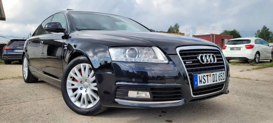 Black Audi A6 2009 in Riga, with an engine capacity of 3.00 L and mileage of 243 thousand km for 6900 €, photo 10 on AUTOMOTO.COM.LV
