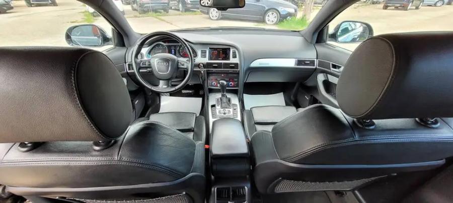 Black Audi A6 2009 in Riga, with an engine capacity of 3.00 L and mileage of 243 thousand km for 6900 €, photo 16 on AUTOMOTO.COM.LV