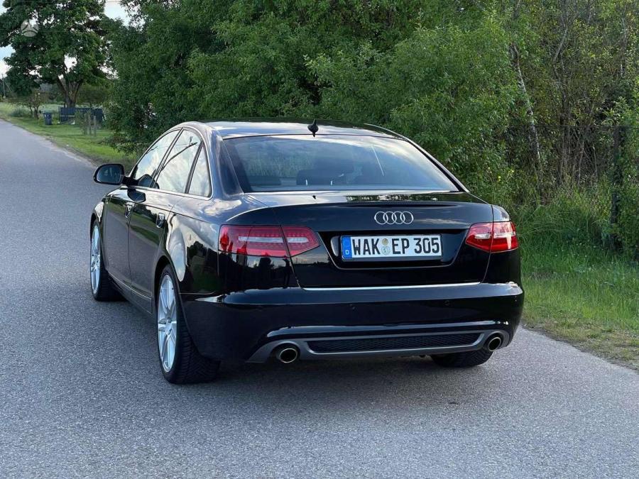 Melns Audi A6 2009 Viļņa, ar dzinēja tilpumu 2.97 L un nobraukumu 244 tūkst. km par 7250 €, foto 5 vietnē AUTOMOTO.COM.LV