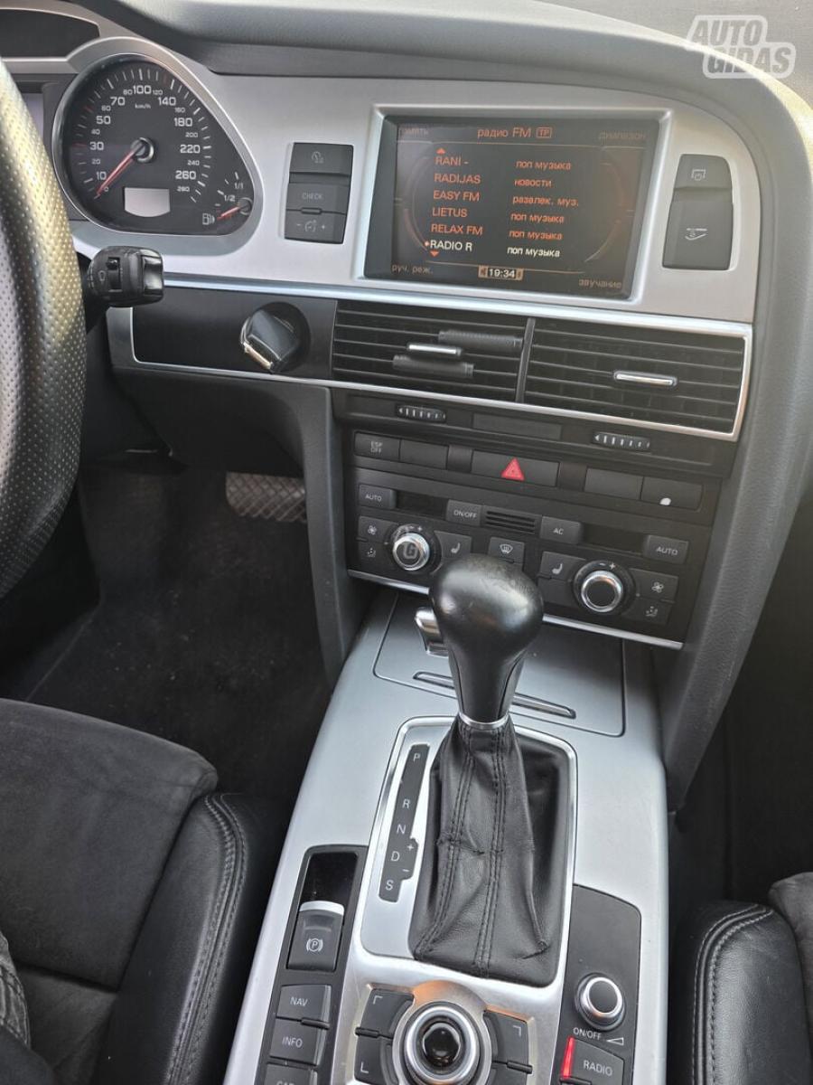Black Audi A6 2009 in Vilnius, with an engine capacity of 2.70 L and mileage of 315 thousand km for 3050 €, photo 9 on AUTOMOTO.COM.LV