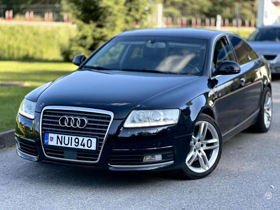 Melns Audi A6 2009 Viļņa, ar dzinēja tilpumu 2.77 L un nobraukumu 245 tūkst. km par 2800 €, foto 1 vietnē AUTOMOTO.COM.LV