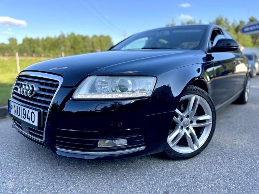 Melns Audi A6 2009 Viļņa, ar dzinēja tilpumu 2.77 L un nobraukumu 245 tūkst. km par 2800 €, foto 3 vietnē AUTOMOTO.COM.LV