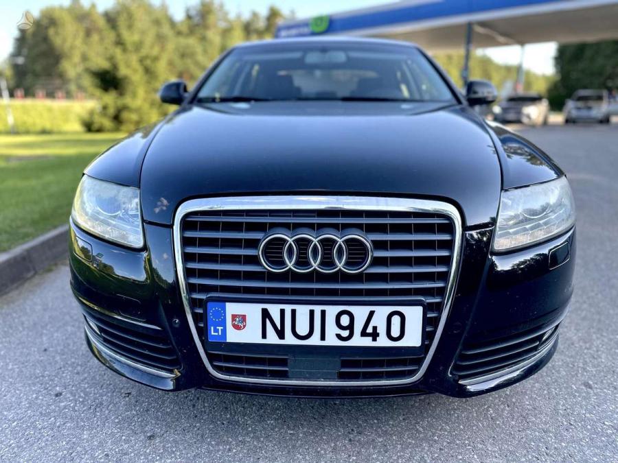 Melns Audi A6 2009 Viļņa, ar dzinēja tilpumu 2.77 L un nobraukumu 245 tūkst. km par 2800 €, foto 4 vietnē AUTOMOTO.COM.LV