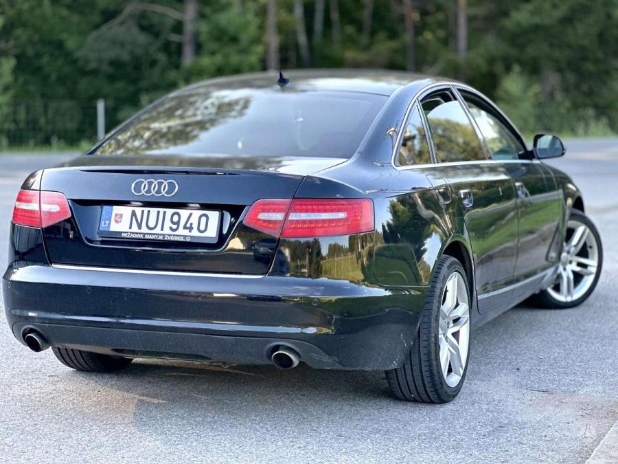Melns Audi A6 2009 Viļņa, ar dzinēja tilpumu 2.77 L un nobraukumu 245 tūkst. km par 2800 €, foto 8 vietnē AUTOMOTO.COM.LV
