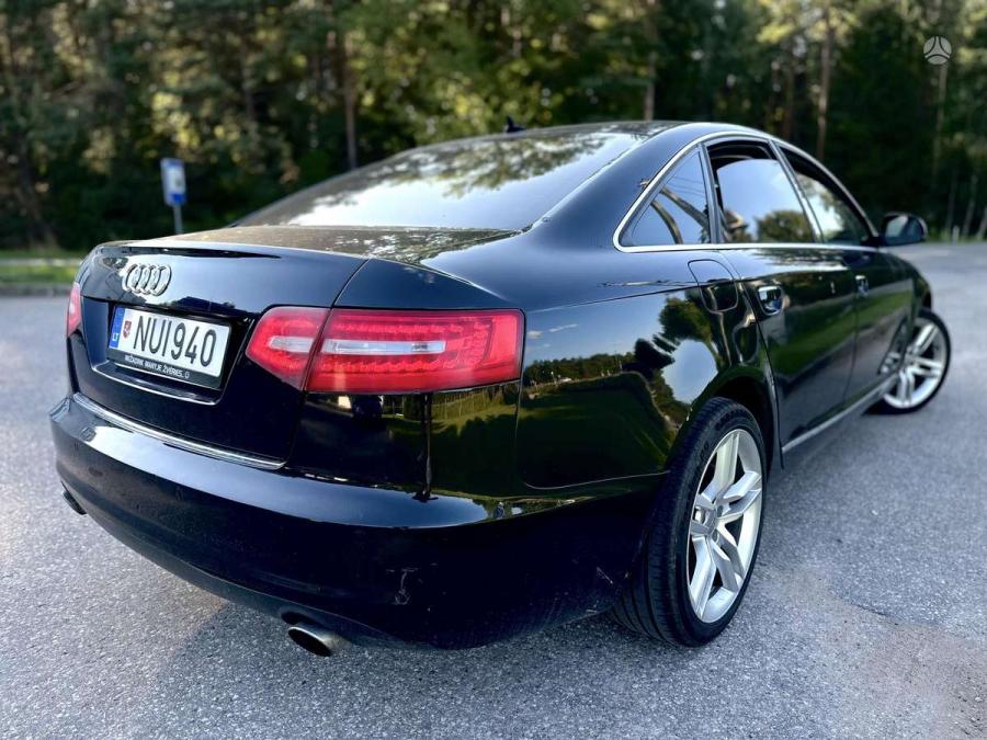Melns Audi A6 2009 Viļņa, ar dzinēja tilpumu 2.77 L un nobraukumu 245 tūkst. km par 2800 €, foto 9 vietnē AUTOMOTO.COM.LV