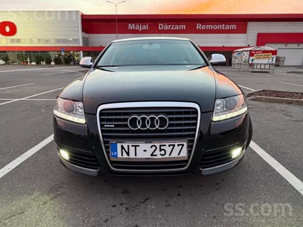Melns Audi A6 2009 Rīga, ar dzinēja tilpumu 2.70 L un nobraukumu 302 tūkst. km par 7500 €, foto 1 vietnē AUTOMOTO.COM.LV