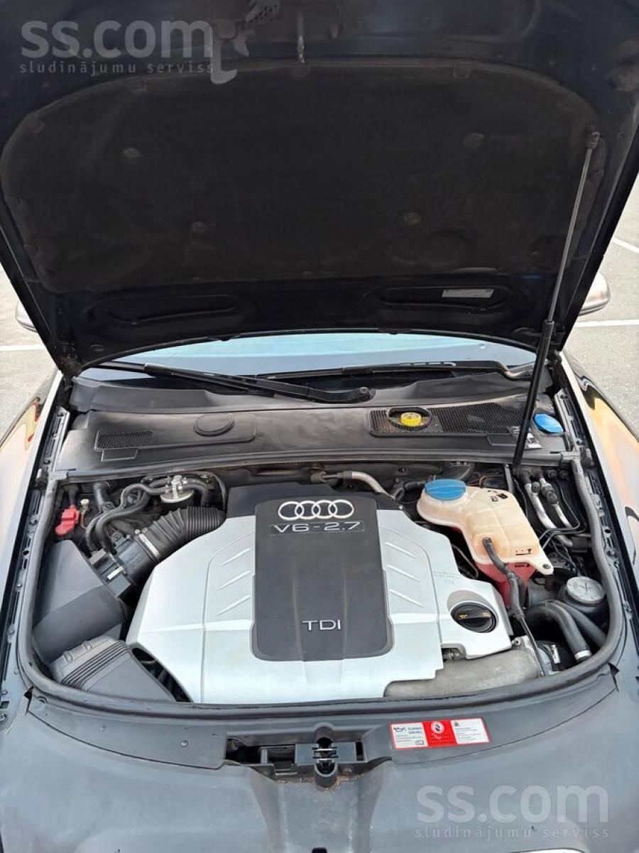 Melns Audi A6 2009 Rīga, ar dzinēja tilpumu 2.70 L un nobraukumu 302 tūkst. km par 7500 €, foto 18 vietnē AUTOMOTO.COM.LV