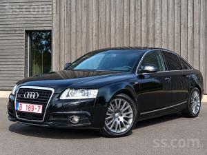 Черный Ауди А6 2009 в Тукумс, объемом двигателя 3.00 л и пробегом 359 тыс. км за 4850 €, фото 4 на AUTOMOTO.COM.LV