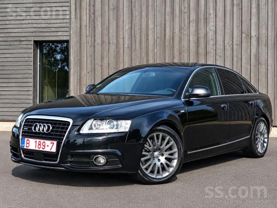 Черный Ауди А6 2009 в Тукумс, объемом двигателя 3.00 л и пробегом 359 тыс. км за 4850 €, фото 4 на AUTOMOTO.COM.LV