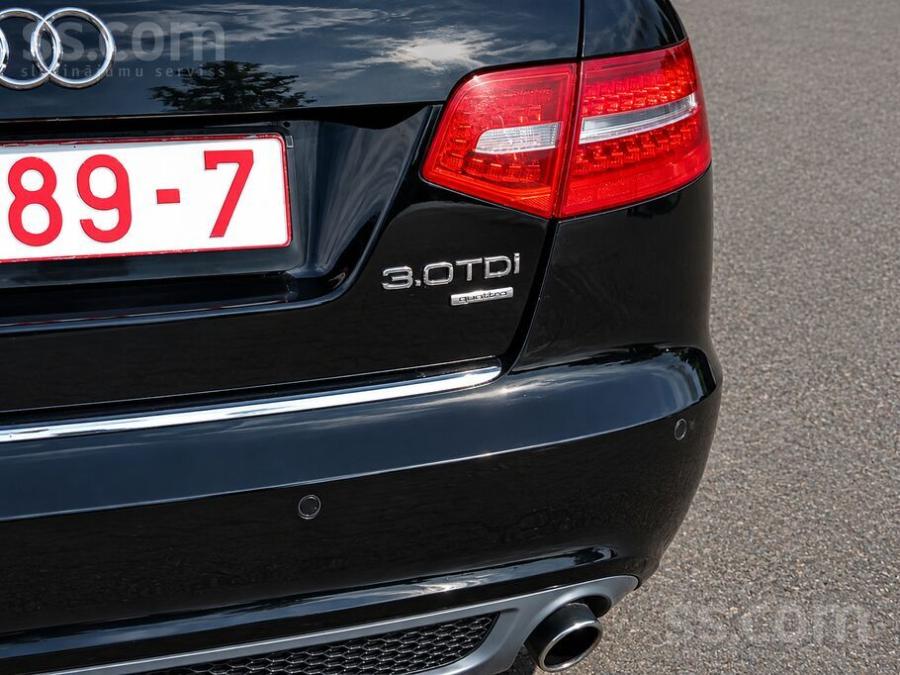 Черный Ауди А6 2009 в Тукумс, объемом двигателя 3.00 л и пробегом 359 тыс. км за 4850 €, фото 7 на AUTOMOTO.COM.LV