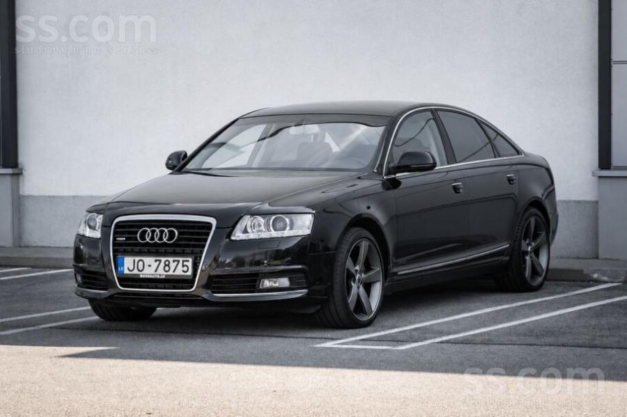 Melns Audi A6 2009 Rīga, ar dzinēja tilpumu 3.00 L un nobraukumu 308 tūkst. km par 5990 €, foto 1 vietnē AUTOMOTO.COM.LV