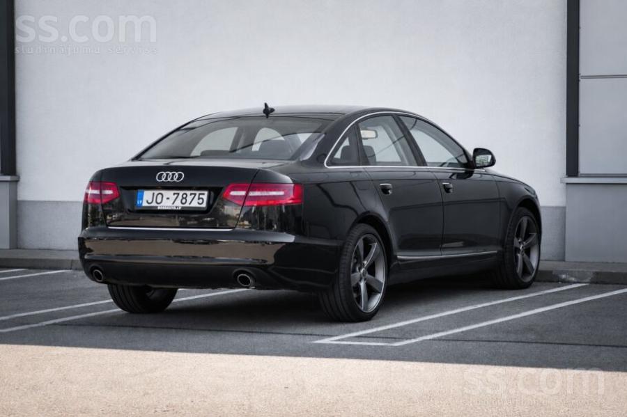 Melns Audi A6 2009 Rīga, ar dzinēja tilpumu 3.00 L un nobraukumu 308 tūkst. km par 5990 €, foto 5 vietnē AUTOMOTO.COM.LV